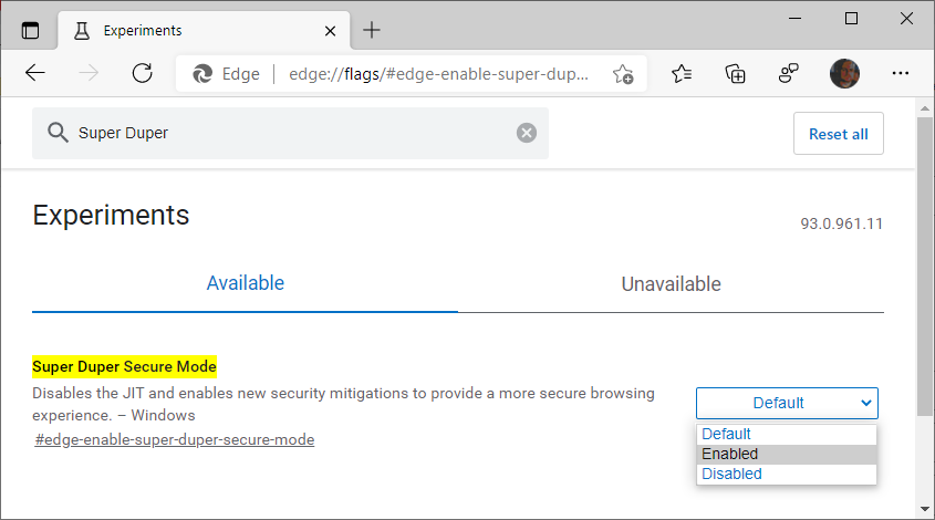 Microsoft Edge just got a 'Super Duper Secure Mode' upgrade